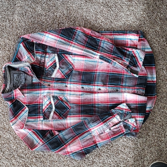Affliction | Shirts | Affliction Long Sleeve Button Up Shirt | Poshmark